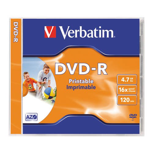 DVD-R Verbatim printable box 43521 - Płyty dvd - Lobos