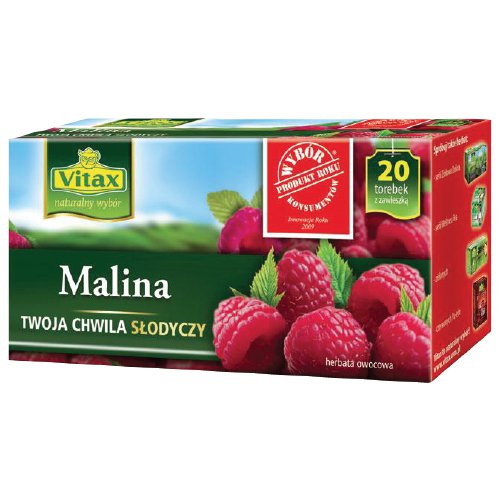 Herbata VITAX Inspiracje malina 20szt - Herbaty owocowe - Lobos