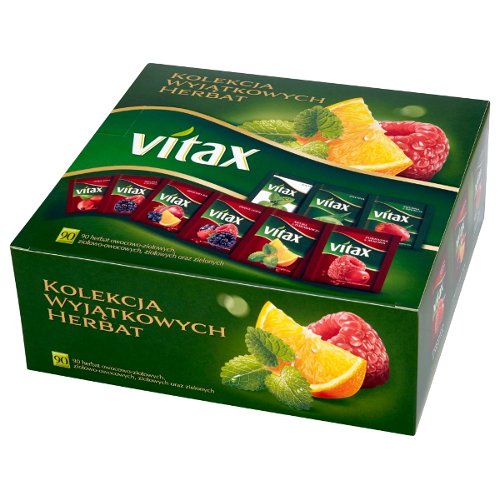Herbata VITAX Kolekcja mix 90 szt. kopert - Herbaty czarne - Lobos