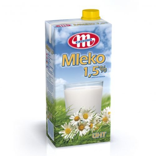 Mleko Mlekovita UHT 1L 1,5 % /1 szt./ ## - Mleko - Lobos