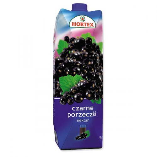 Nektar czarna porzeczka Hortex 1L /6szt/ - Soki, nektary - Lobos