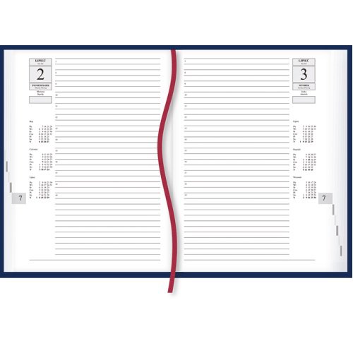 Terminarz Asystent A5 / dzienny 2024 Michalczyk i Prokop T-237C-G granatowy ## - Kalendarze ...